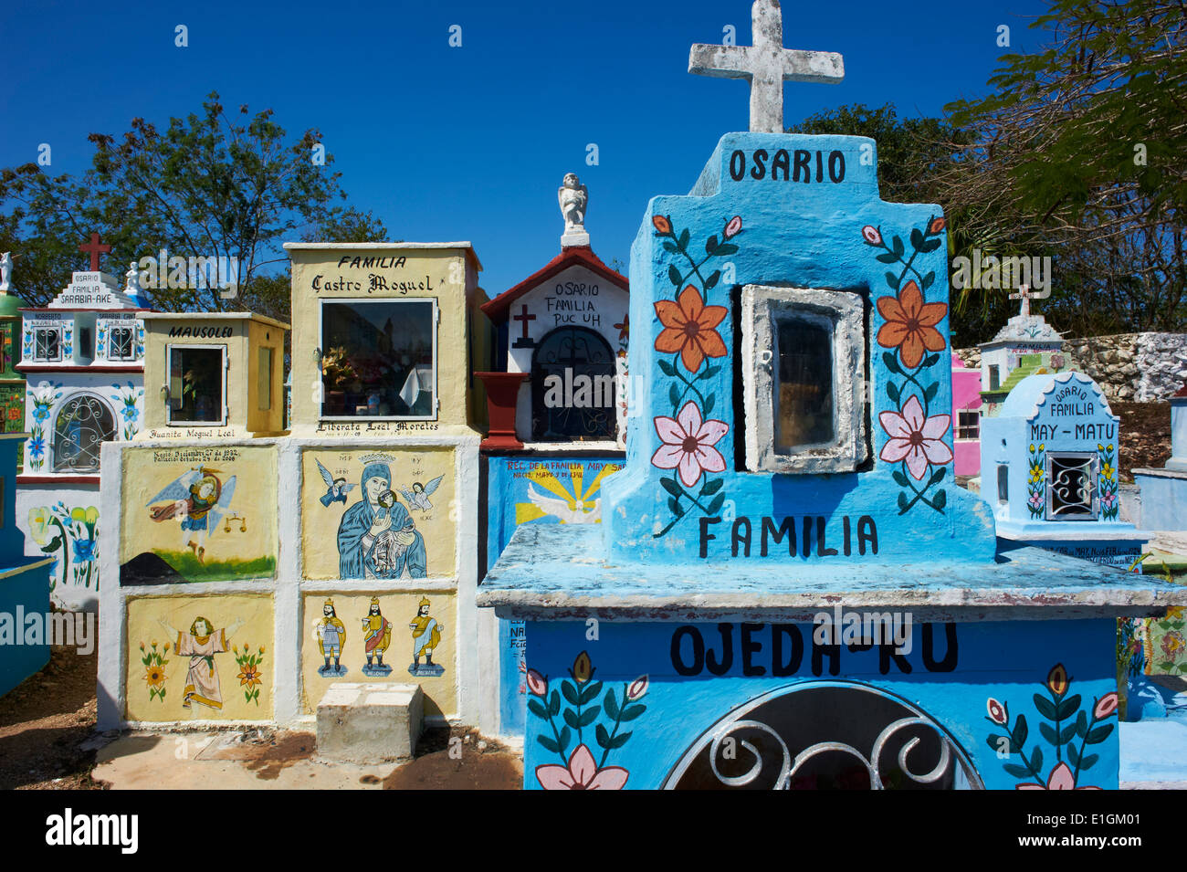 Mexico, Yucatan state, Hoctun, Mayan cemetery Stock Photo - Alamy