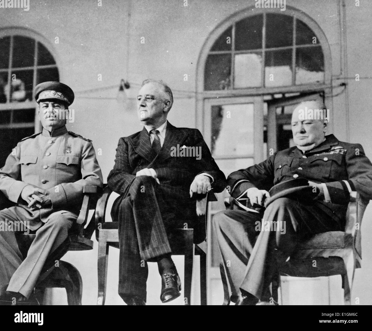 Photograph of American President Franklin Roosevelt, Russian Dictator ...