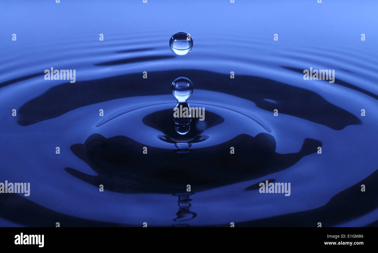 Drop of water backround Stock Photo - Alamy