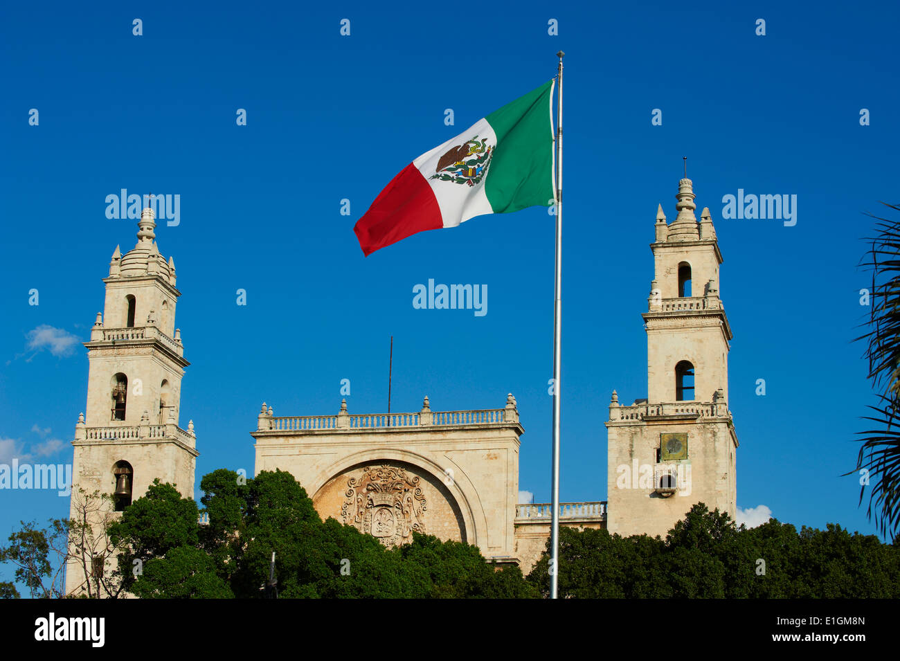 Mexico, Yucatan state, Merida, the capital of Yucatan, the cathedral ...