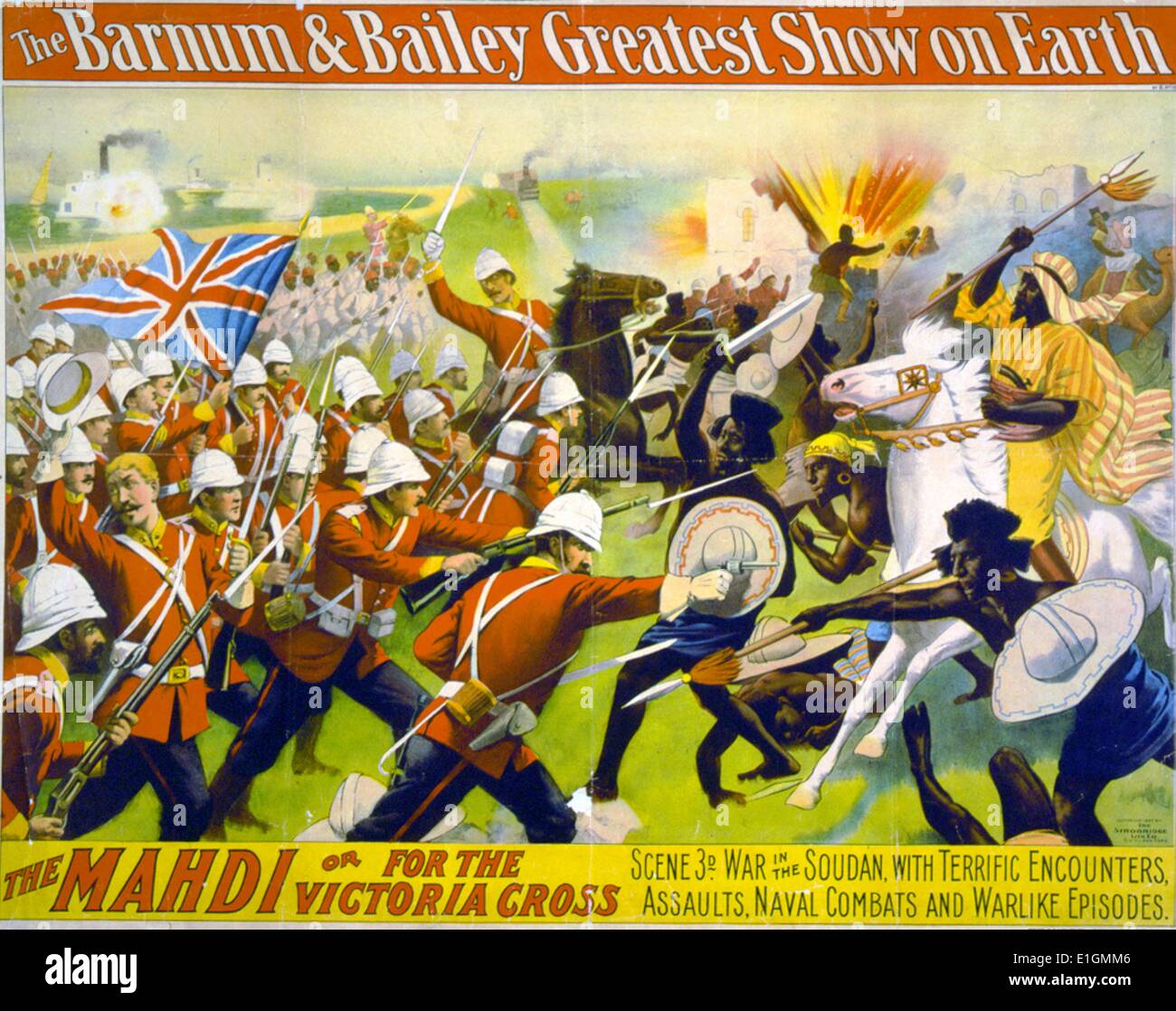 Soldiers gloating over recent victories; on the left the British army ...