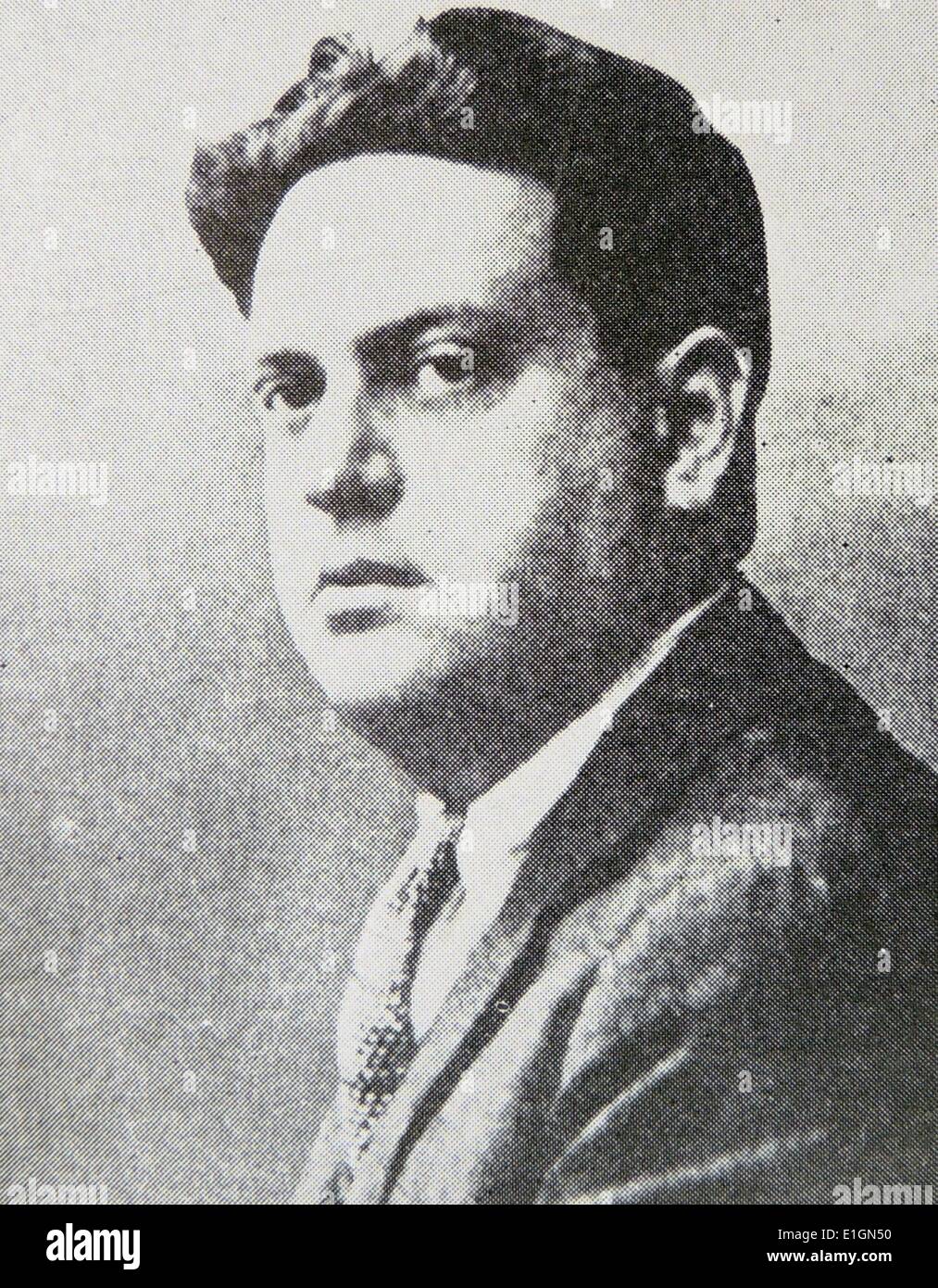 Darius Milhaud (1892-1974) French composer. A member of Les Six. Mihaud ...