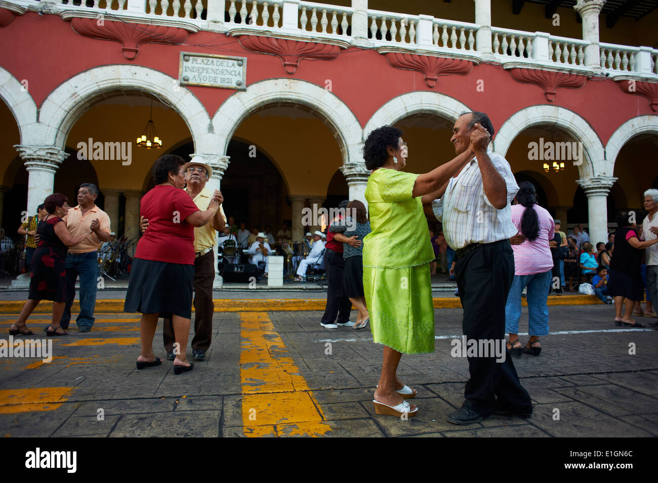 Mexico, Yucatan state, Merida, the capital of Yucatan, square of ...