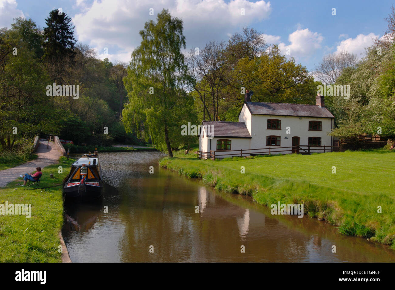 Cauldon Canal Staffordshire England Stock Photo - Alamy