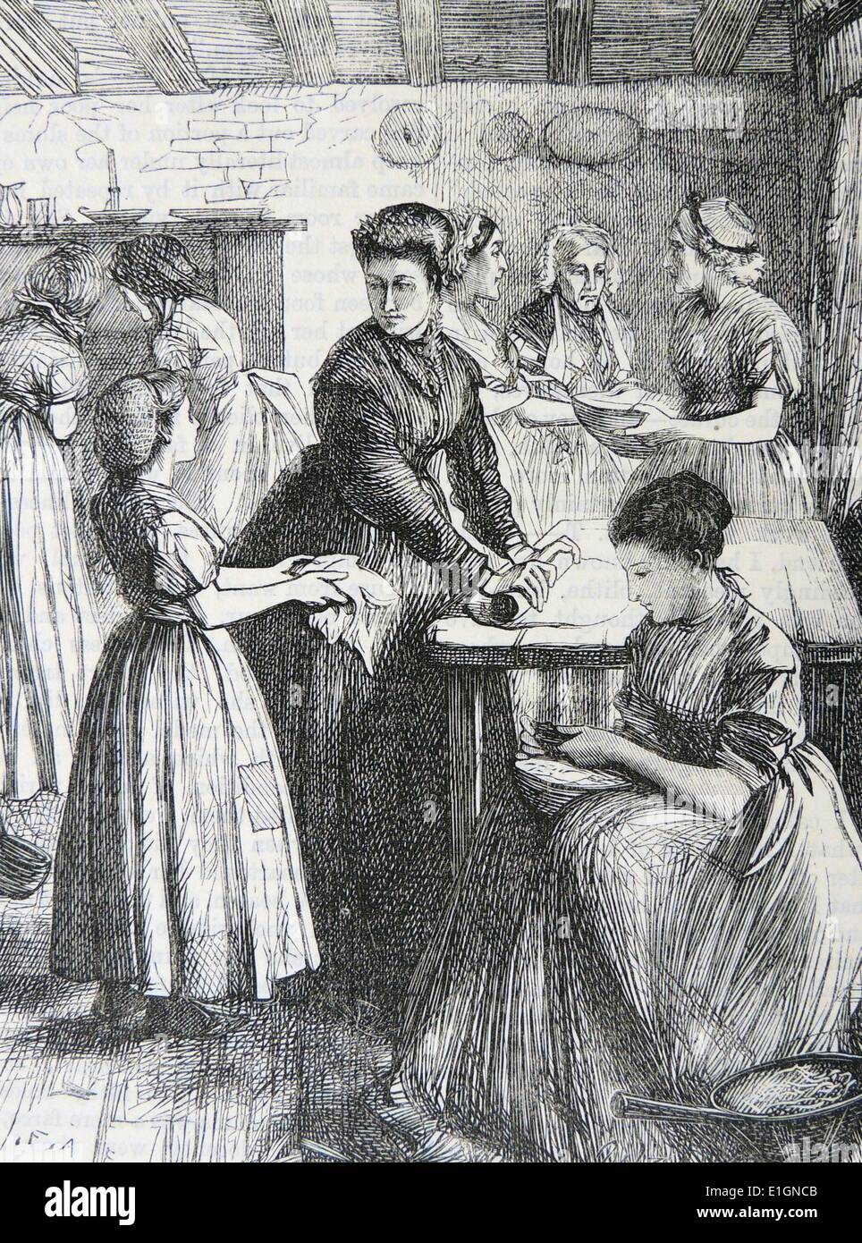 Teaching poor women of the East End of London to make the best use of ...
