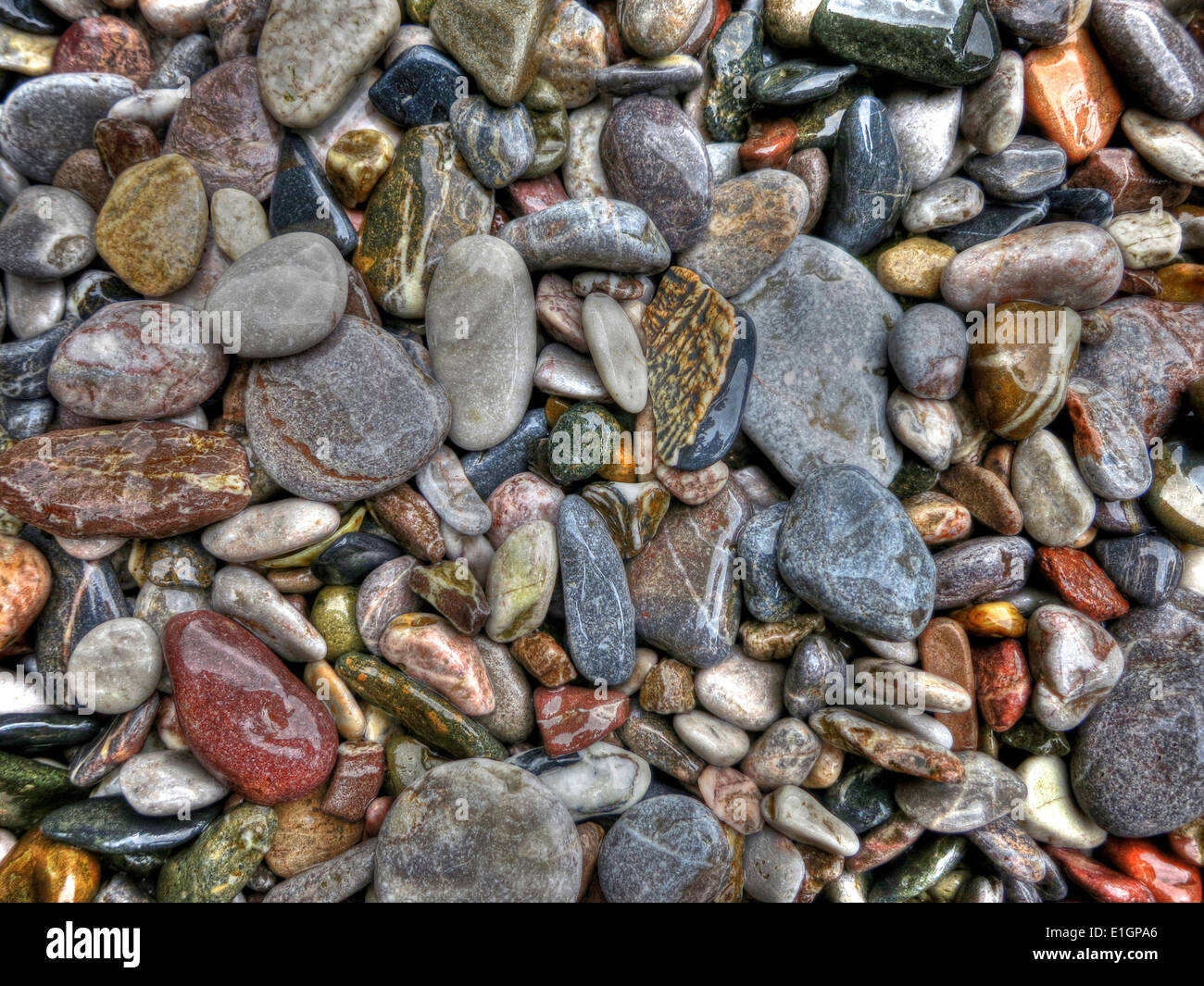 Multicoloured sea stones hi-res stock photography and images - Alamy