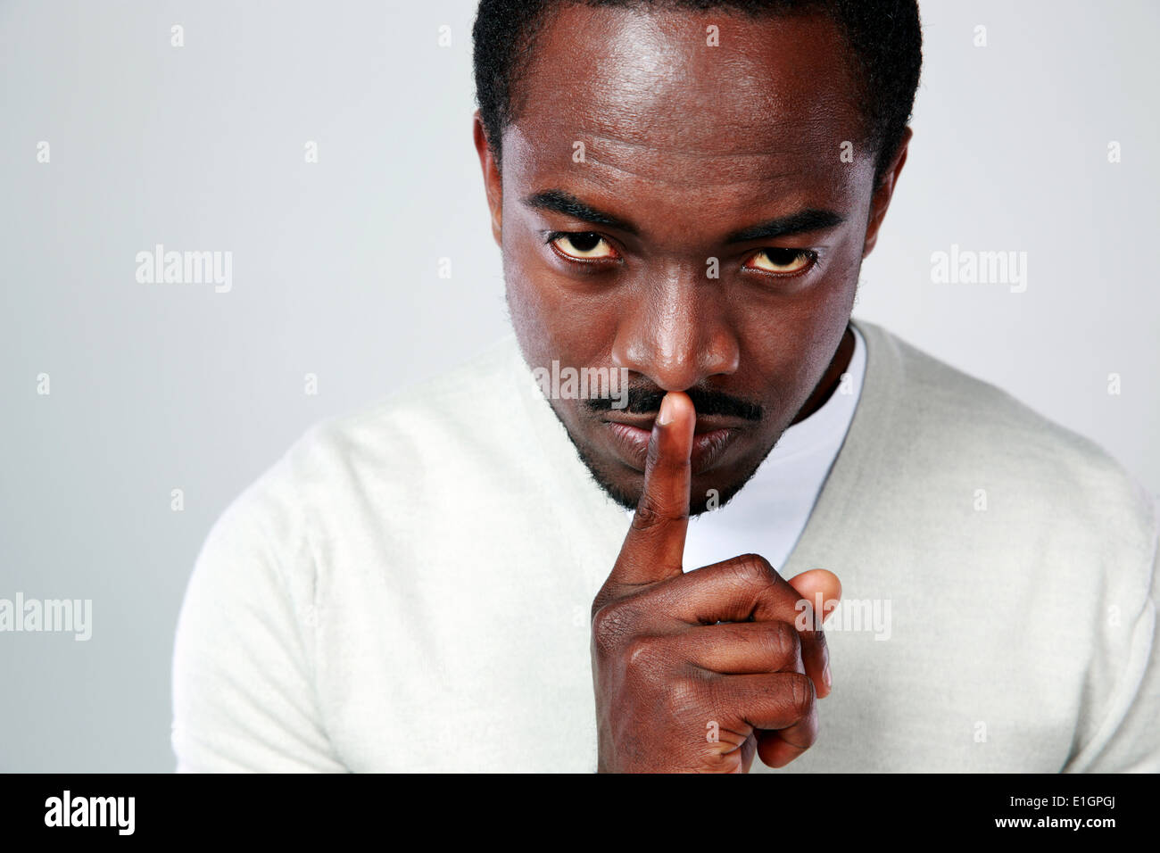 Calm african man looking at hi-res stock photography and images - Alamy