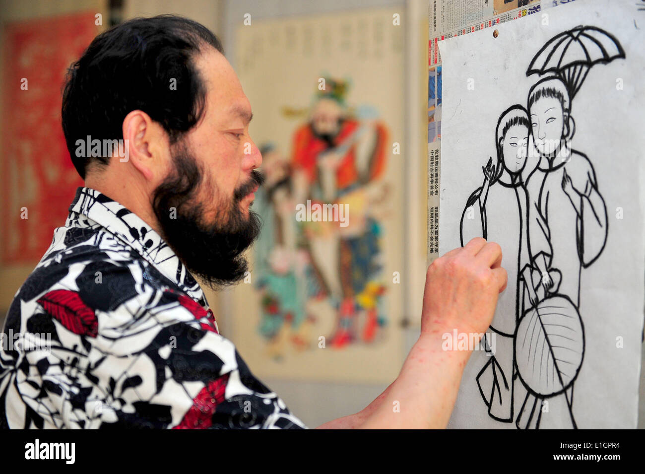 Jinan, China's Shandong Province. 1st June, 2014. Shi Jianting, the ...