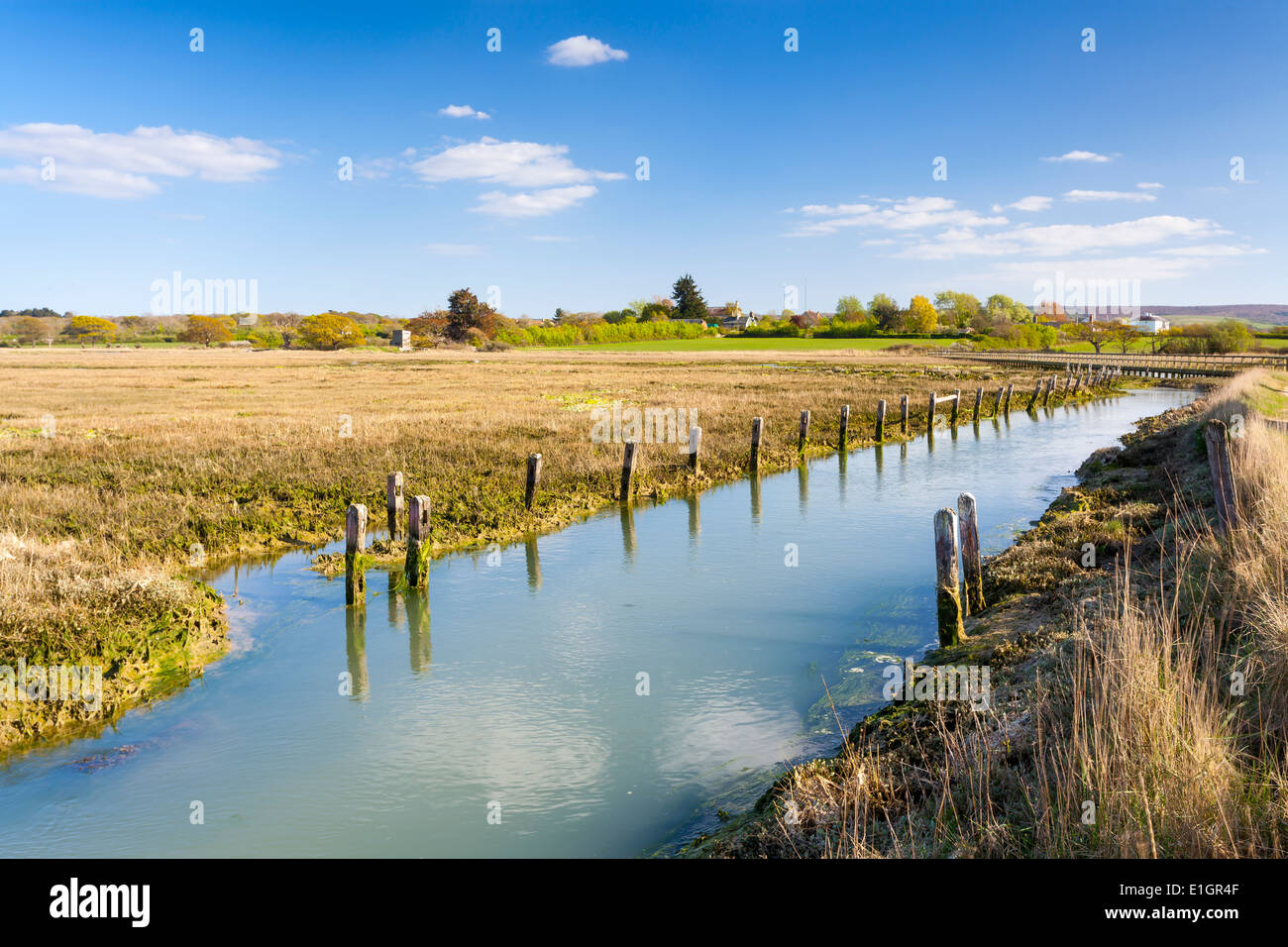 The Estuary at Newtown Harbour National Nature Reserve Isle Of Wight ...