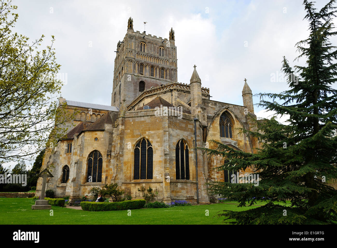 Tewkesbury Abbey, Gloucestershire, England Stock Photo - Alamy
