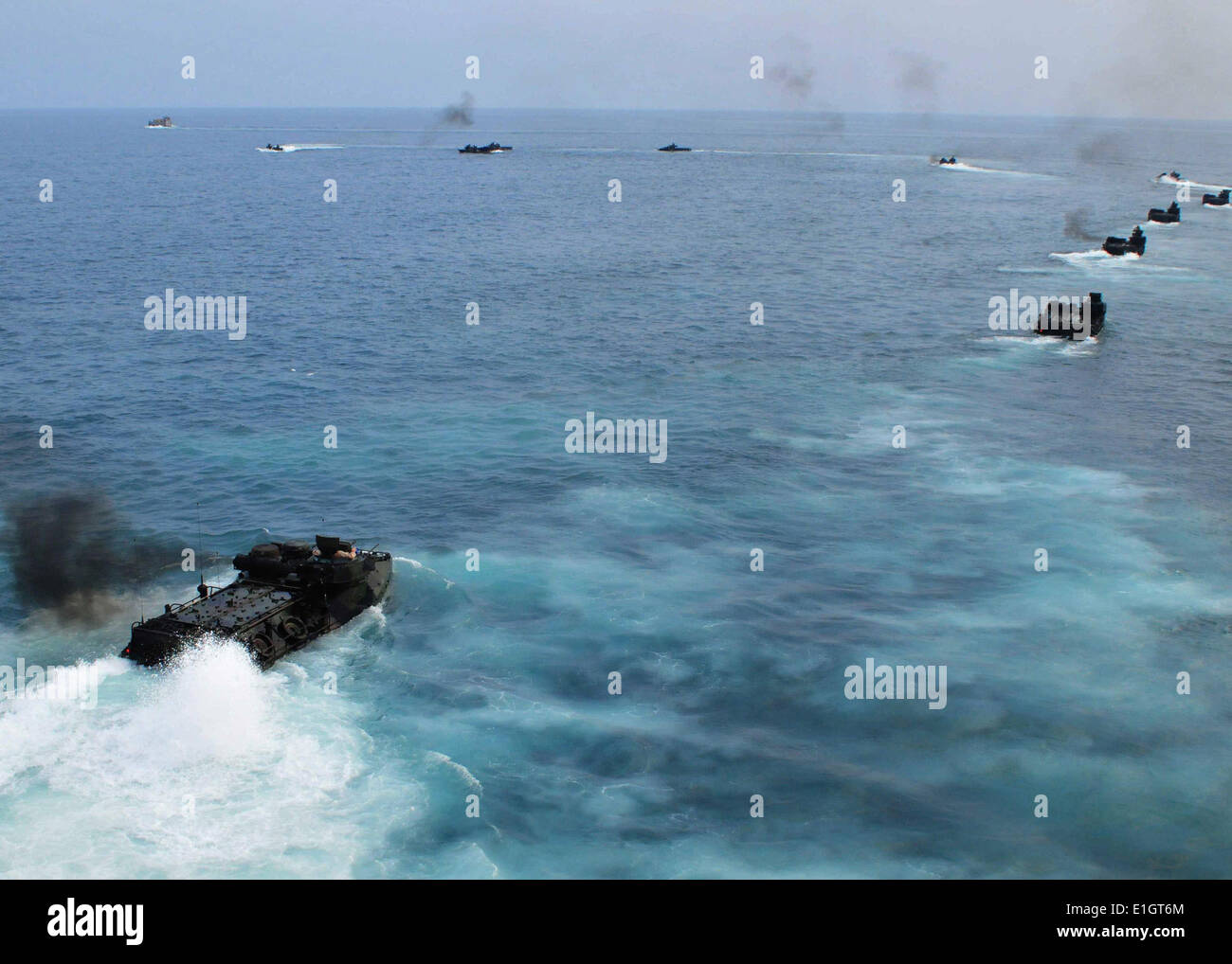 U.S. Marine Corps and Malaysian Maritime Enforcement Agency amphibious ...