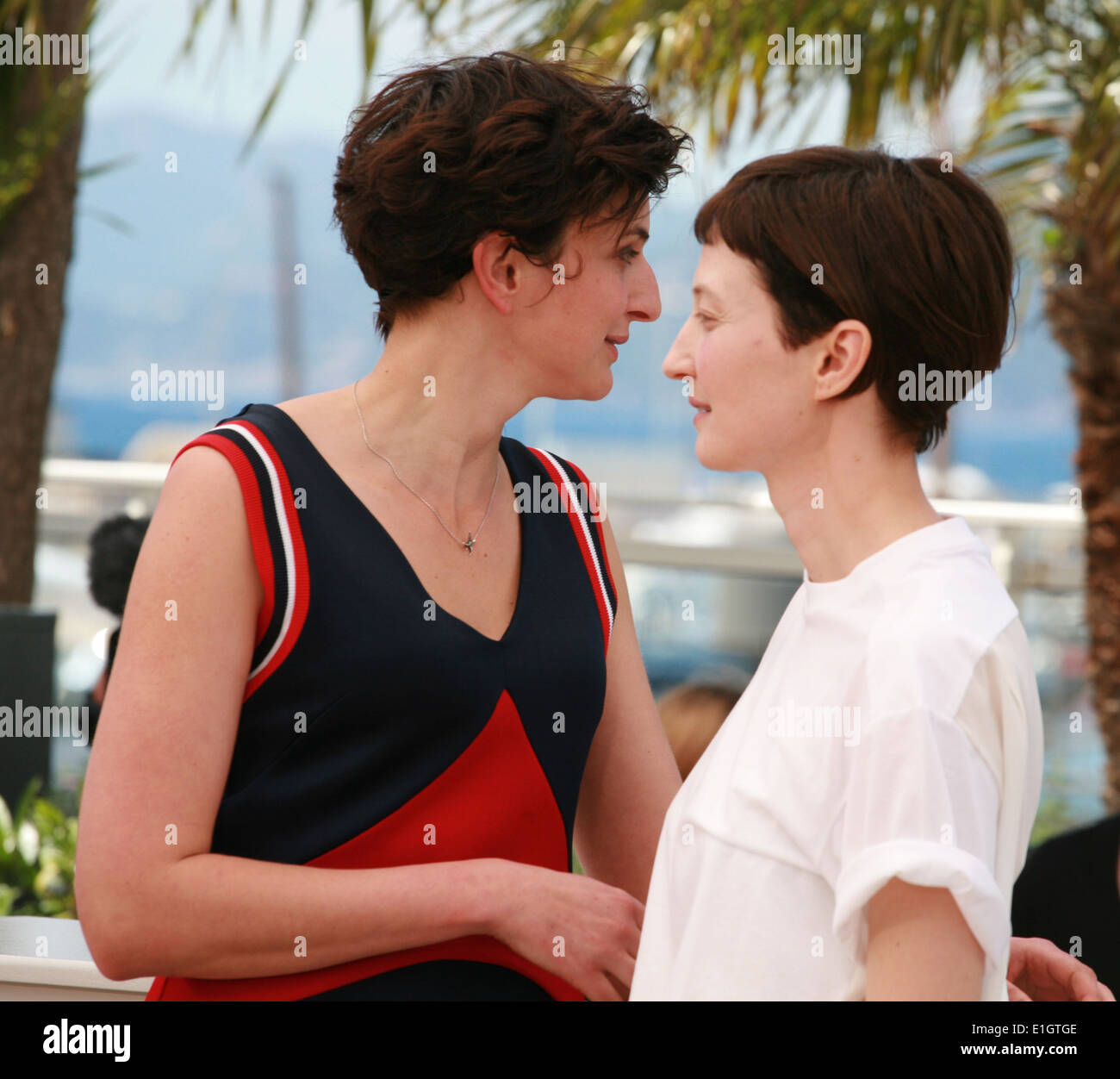 Director Alice Rohrwacher and actress Alba Rohrwacher at the photo call ...