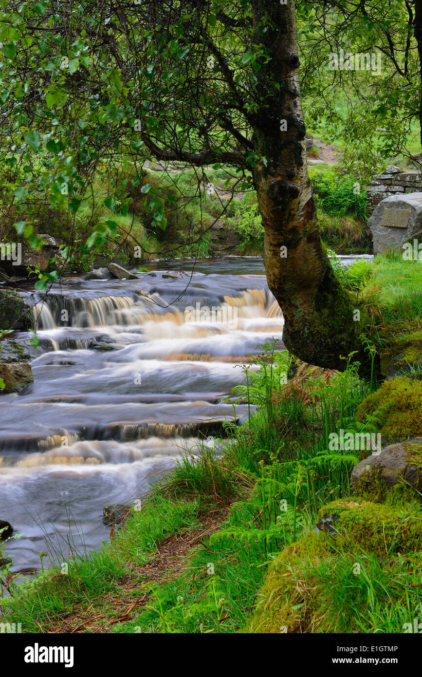 The Bronte waterfall near Haworth West Yorkshire England UK Stock Photo ...