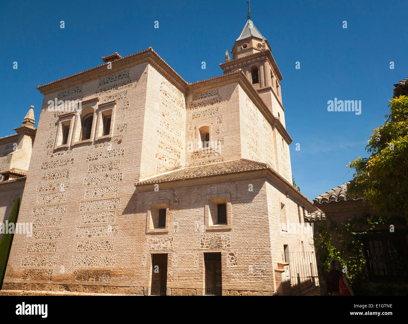Church of Santa Maria de Alhambra, the Alhambra complex, Granada, Spain ...