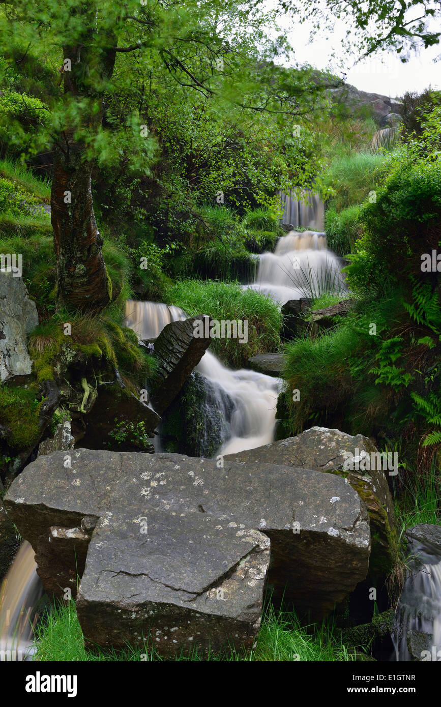 The Bronte waterfall near Haworth West Yorkshire England UK Stock Photo ...