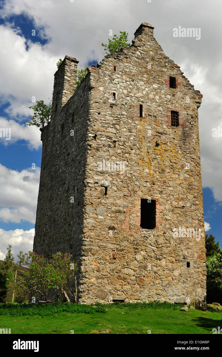 Invermark Castle, Glen Esk, Angus, Scotland Stock Photo - Alamy