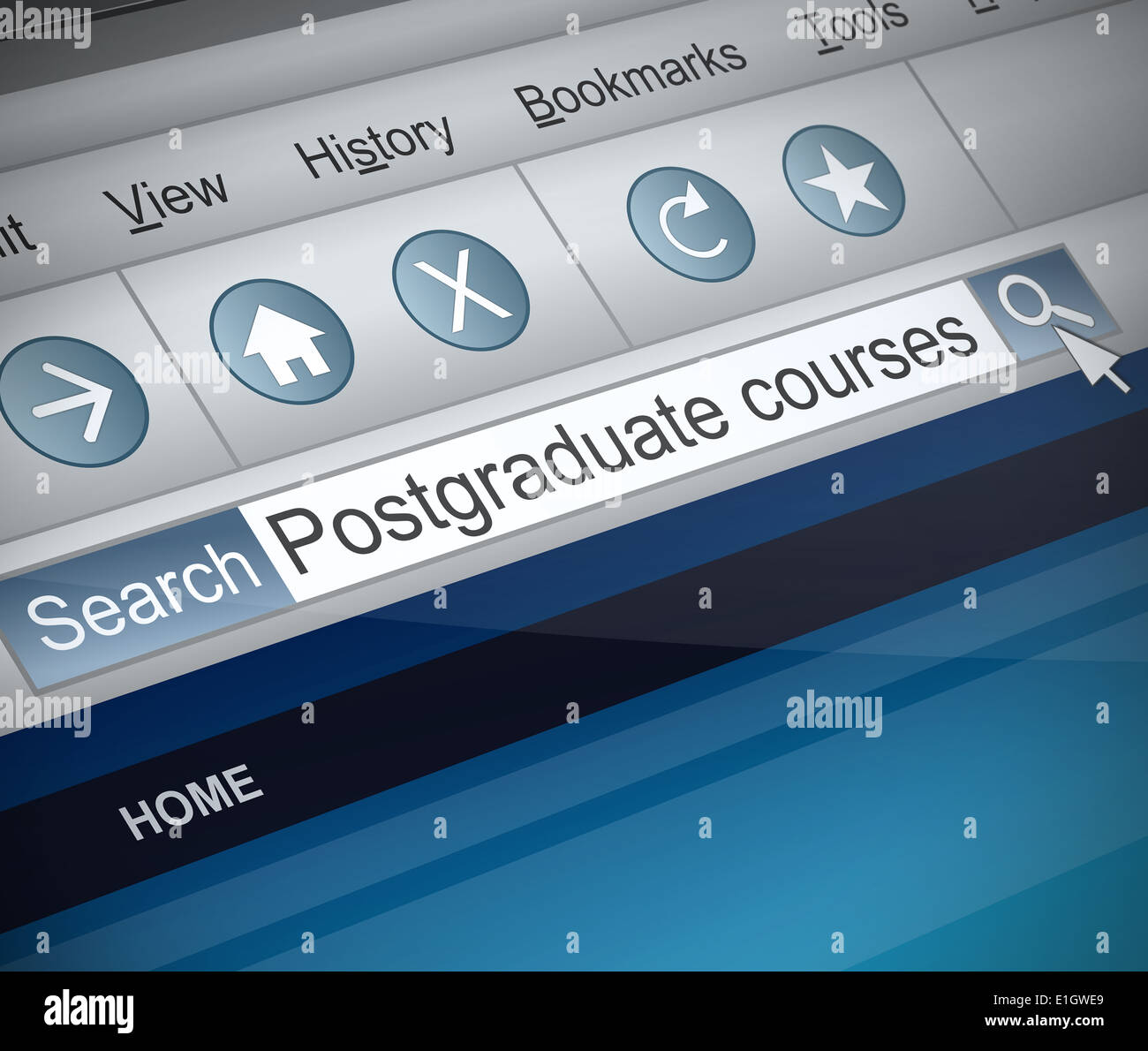 Postgraduate course concept Stock Photo - Alamy