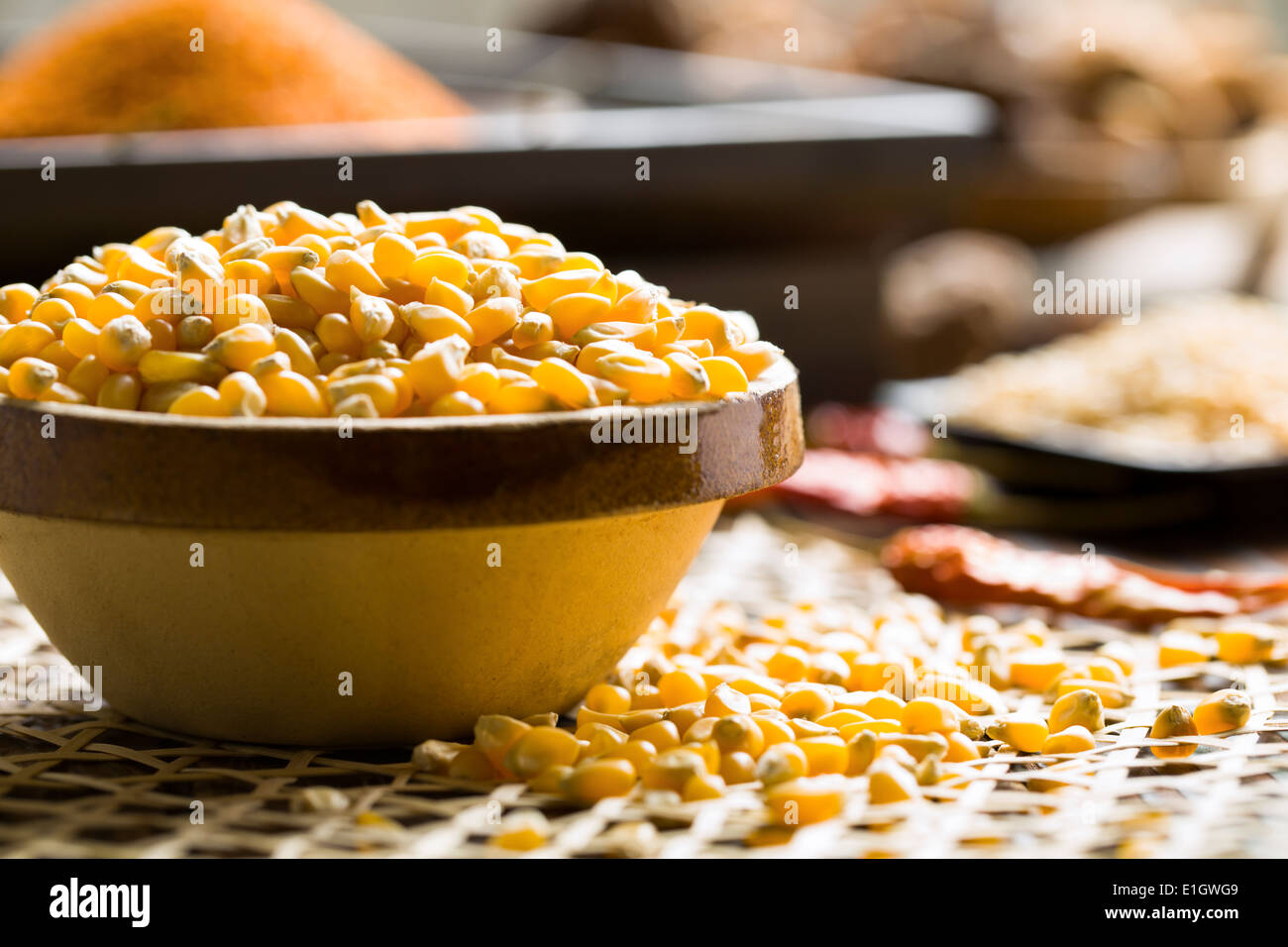 Corn seeds stack hi-res stock photography and images - Alamy