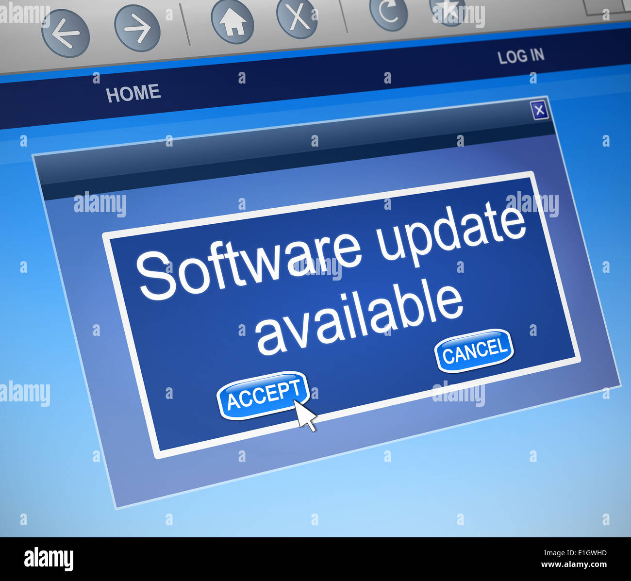 Software update concept Stock Photo - Alamy