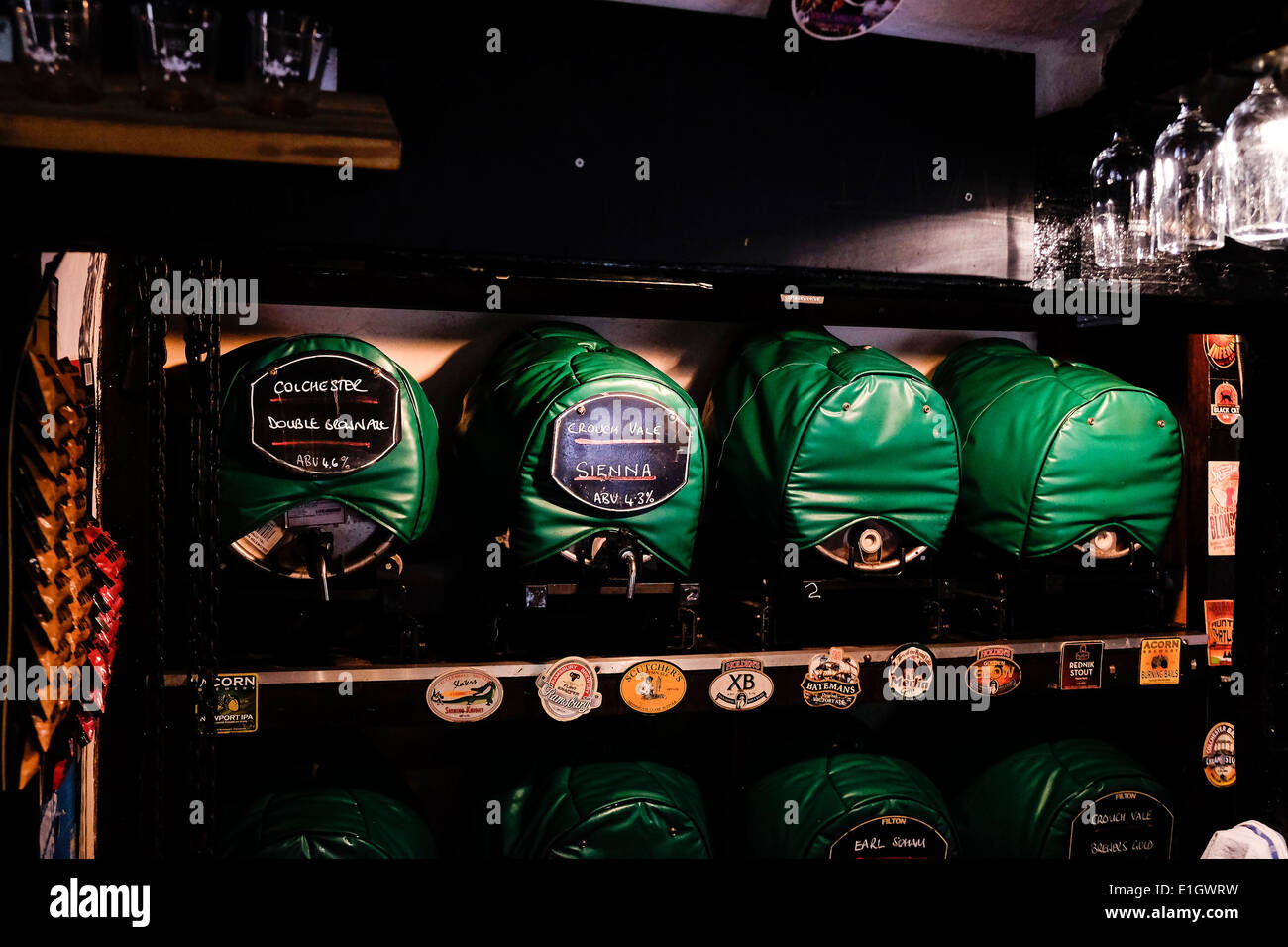 Real ale kegs hi-res stock photography and images - Alamy