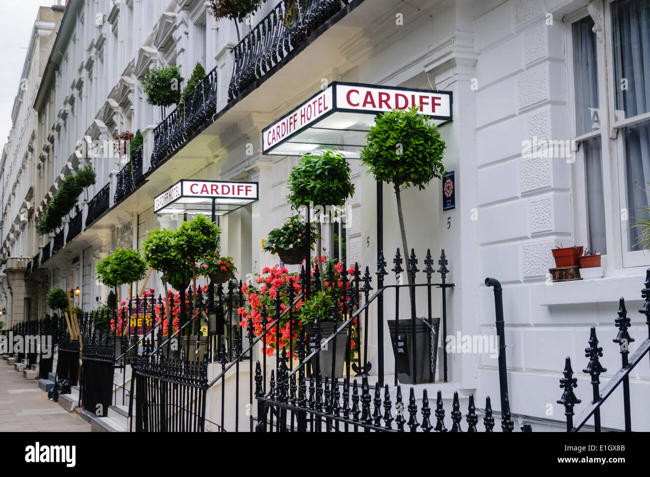 Cardiff Hotel, London Stock Photo - Alamy