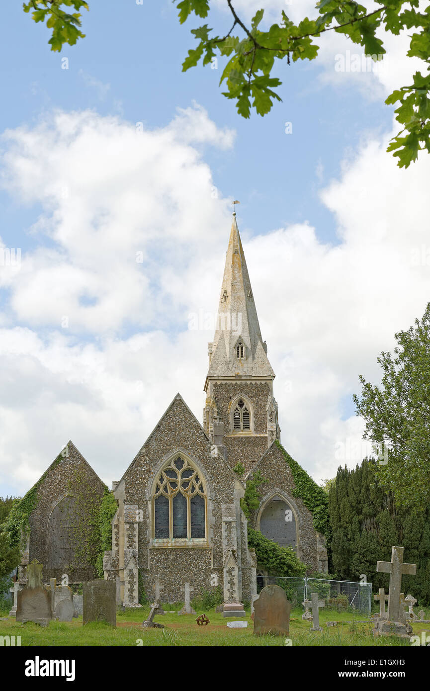 Derelict Mediaeval village church in Birch,Essex,UK Stock Photo - Alamy