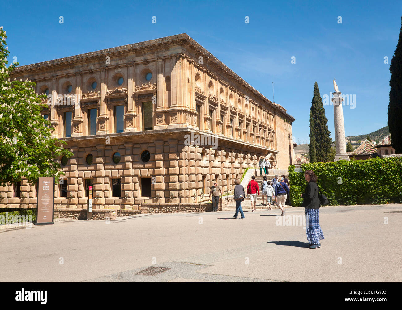 Palacio de Carlos V, Palace of King Charles the Fifth, the Alhambra ...