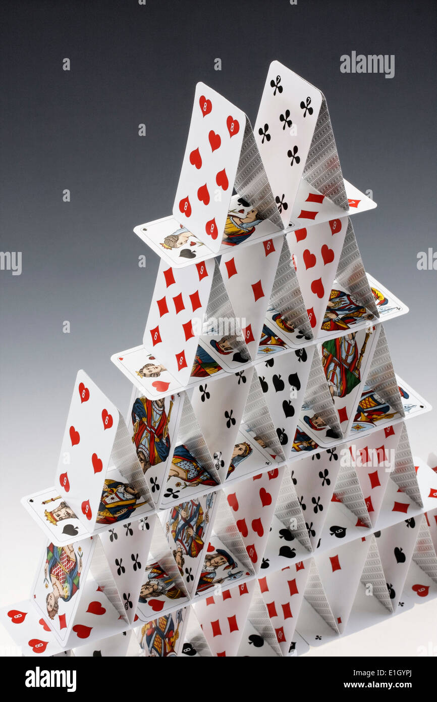 house of cards Stock Photo - Alamy