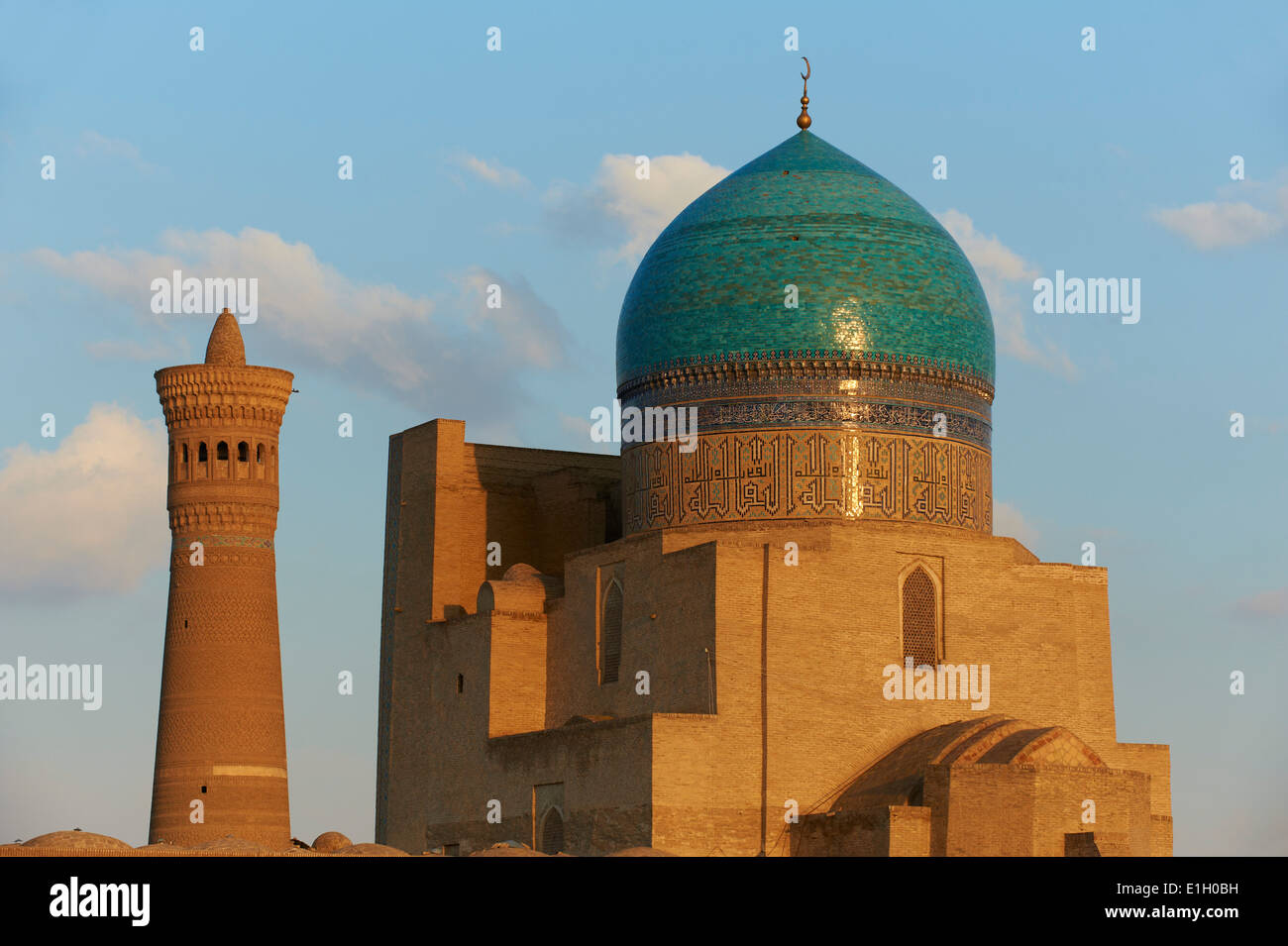 Uzbekistan, Bukhara, Unesco world heritage, Kalon mosque and city Stock ...