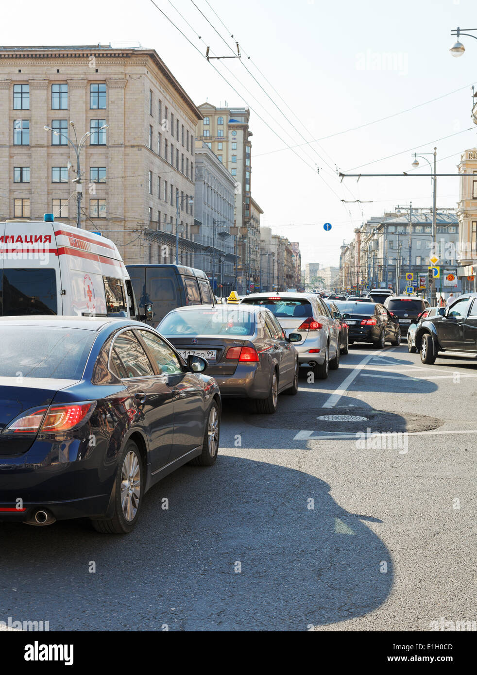 Traffic congestion moscow hi-res stock photography and images - Alamy