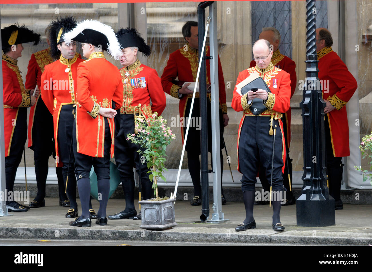 London, UK. 04th June, 2014. The State Opening of Parliament, Houses of ...