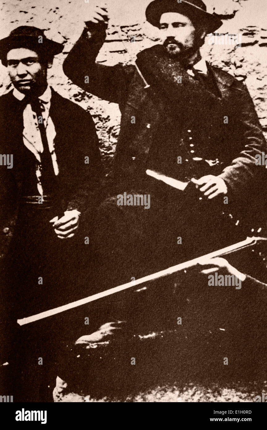 The Chief band Sacchitiello and his lieutenant Stock Photo - Alamy