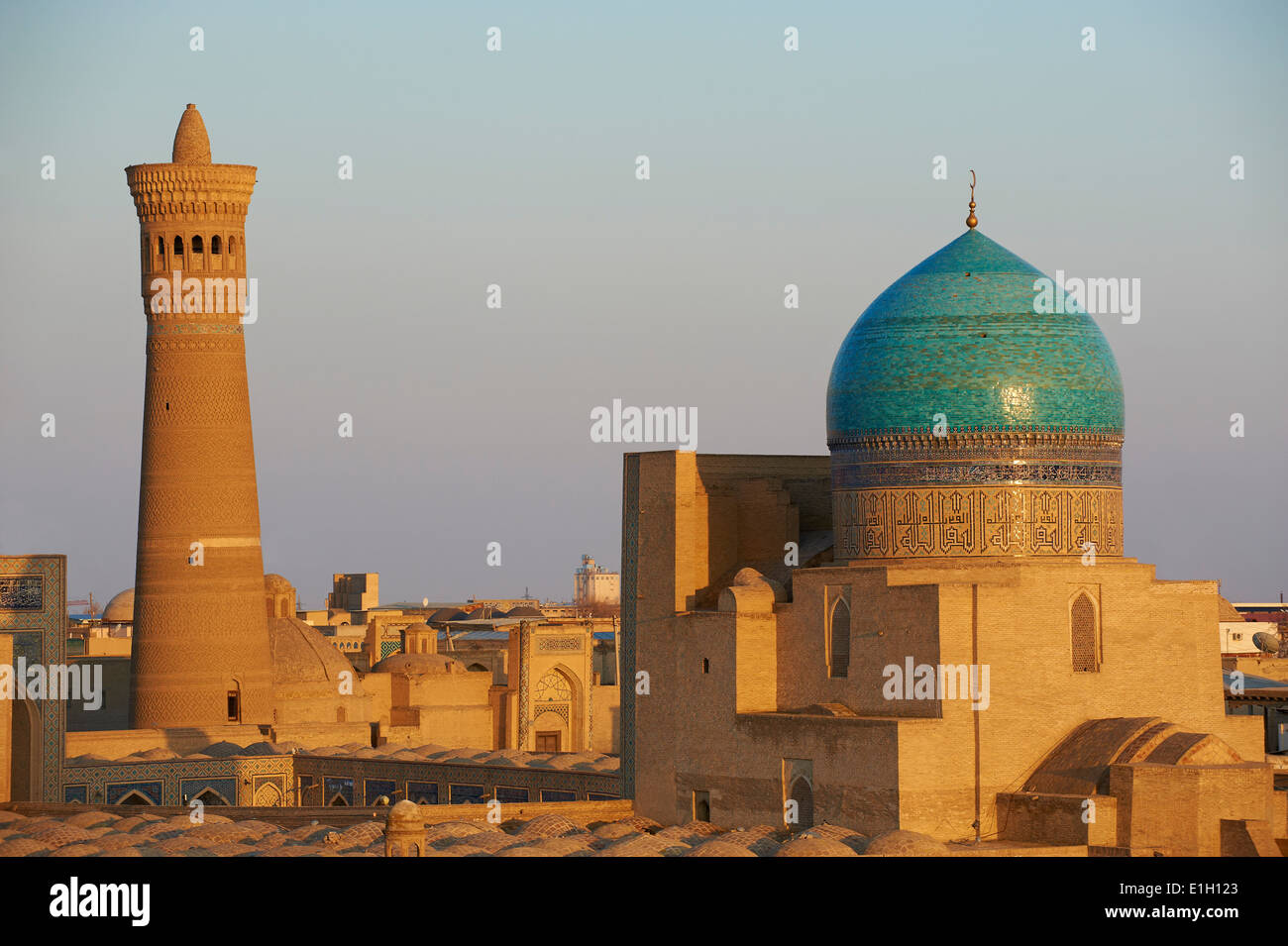 Uzbekistan, Bukhara, Unesco world heritage, Kalon mosque Stock Photo ...