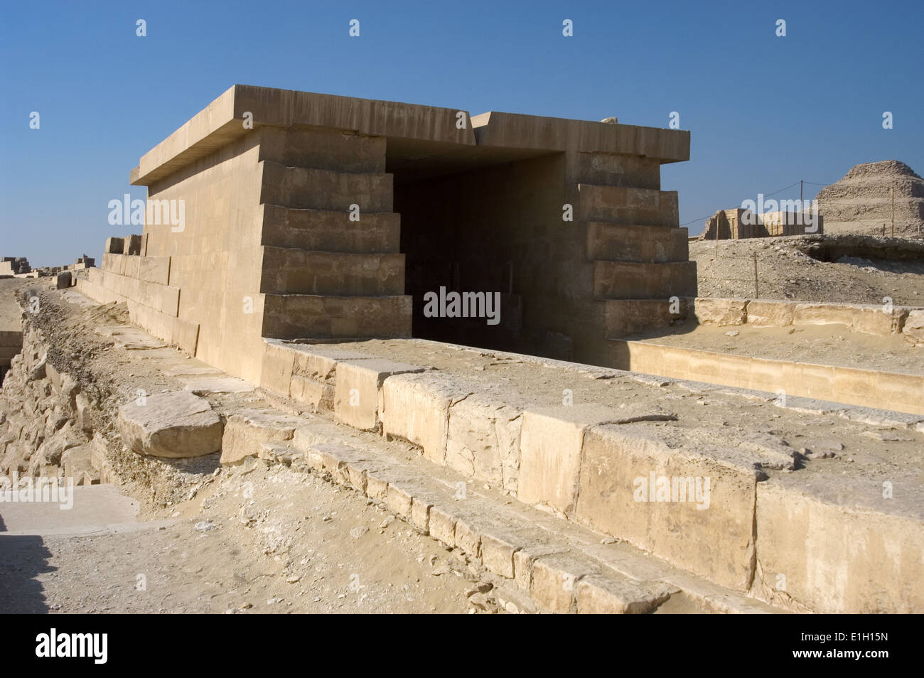 Unas Avenue. Detail of a stretch. 5th Dynasty. Old Kingdom. Links the ...