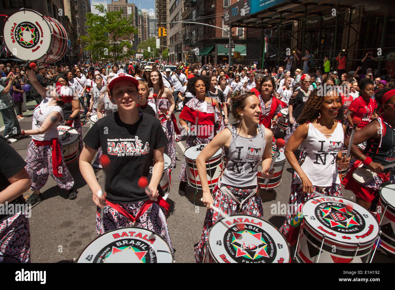 Batala NYC is an all womens Afro-Brazilian Samba Reggae drumming band ...