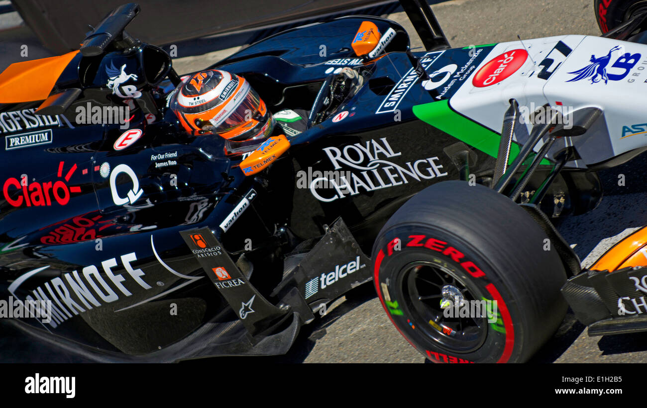 Force india 2014 hi-res stock photography and images - Alamy