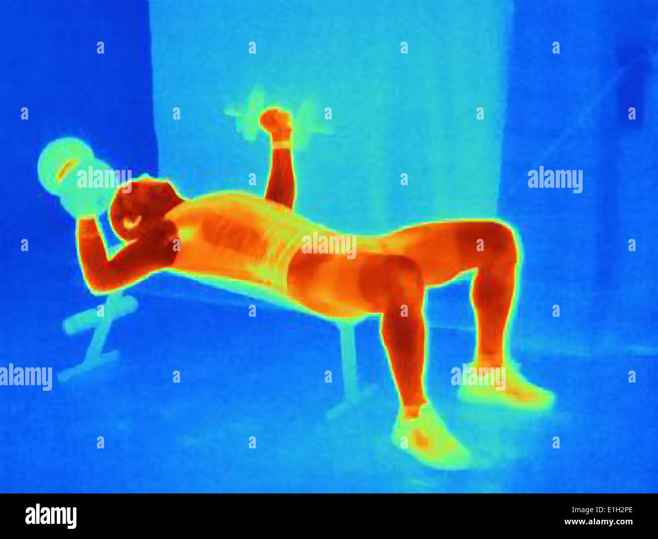 Side view thermal image young hi-res stock photography and images - Alamy
