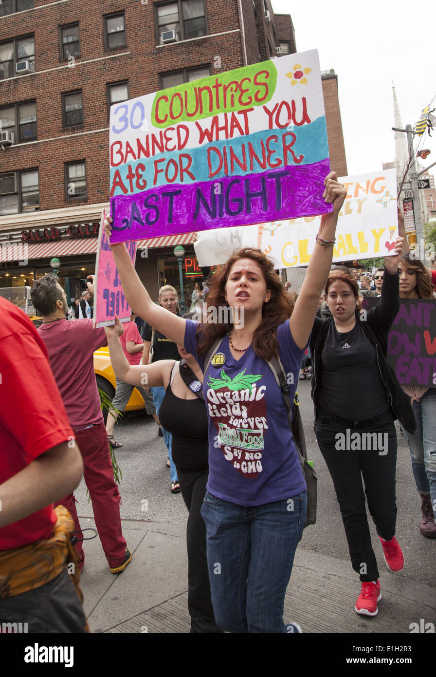 New Yorkers march in world wide day of protest against the Monsanto ...