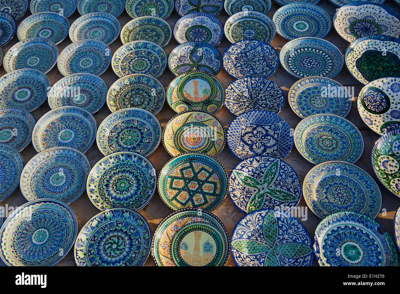 Uzbekistan, Bukhara, Unesco world heritage, Craft for tourist Stock ...