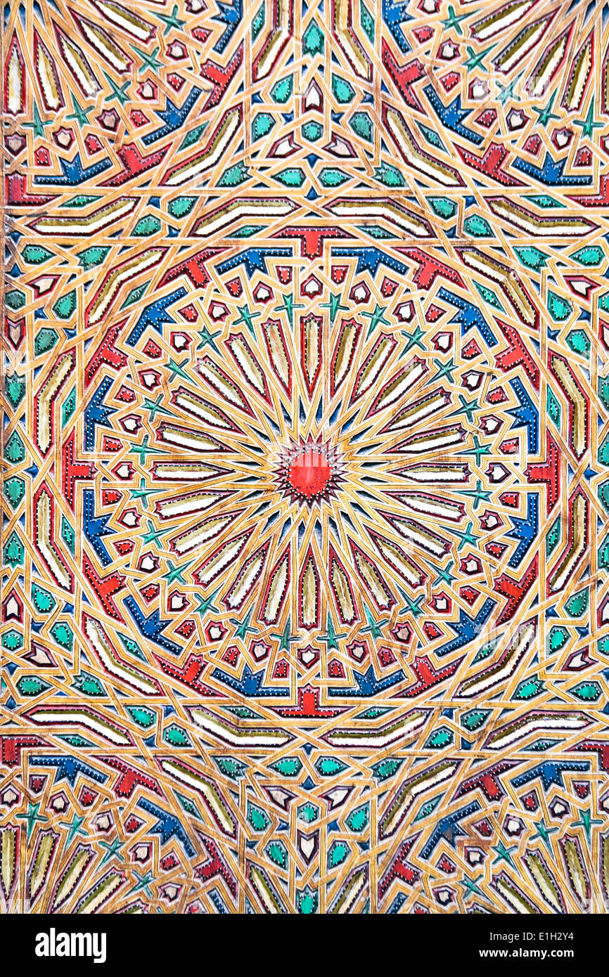 Ancient colored wood pattern, contemporary moroccan style Stock Photo ...
