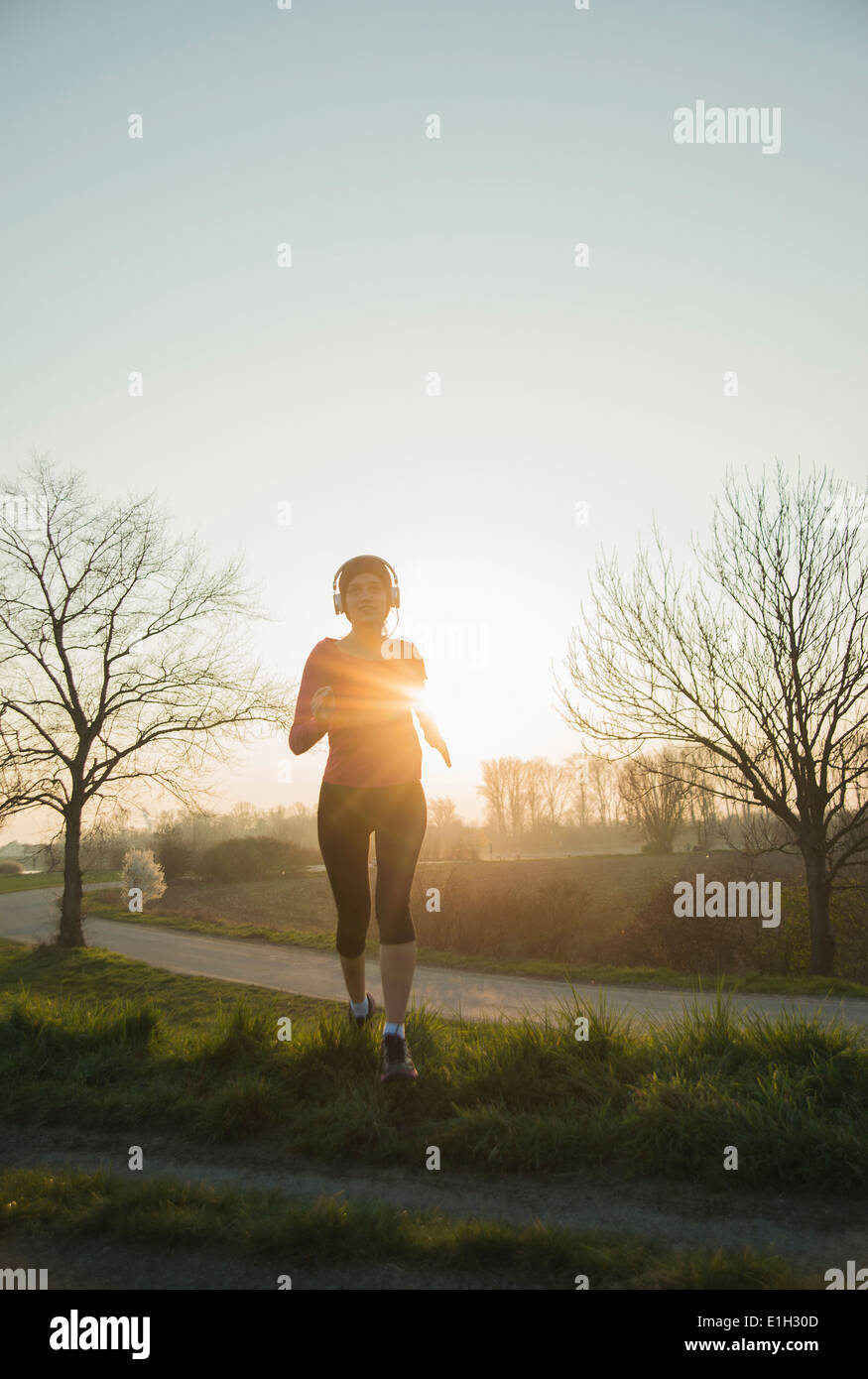 Front view attentive young female hi-res stock photography and images ...