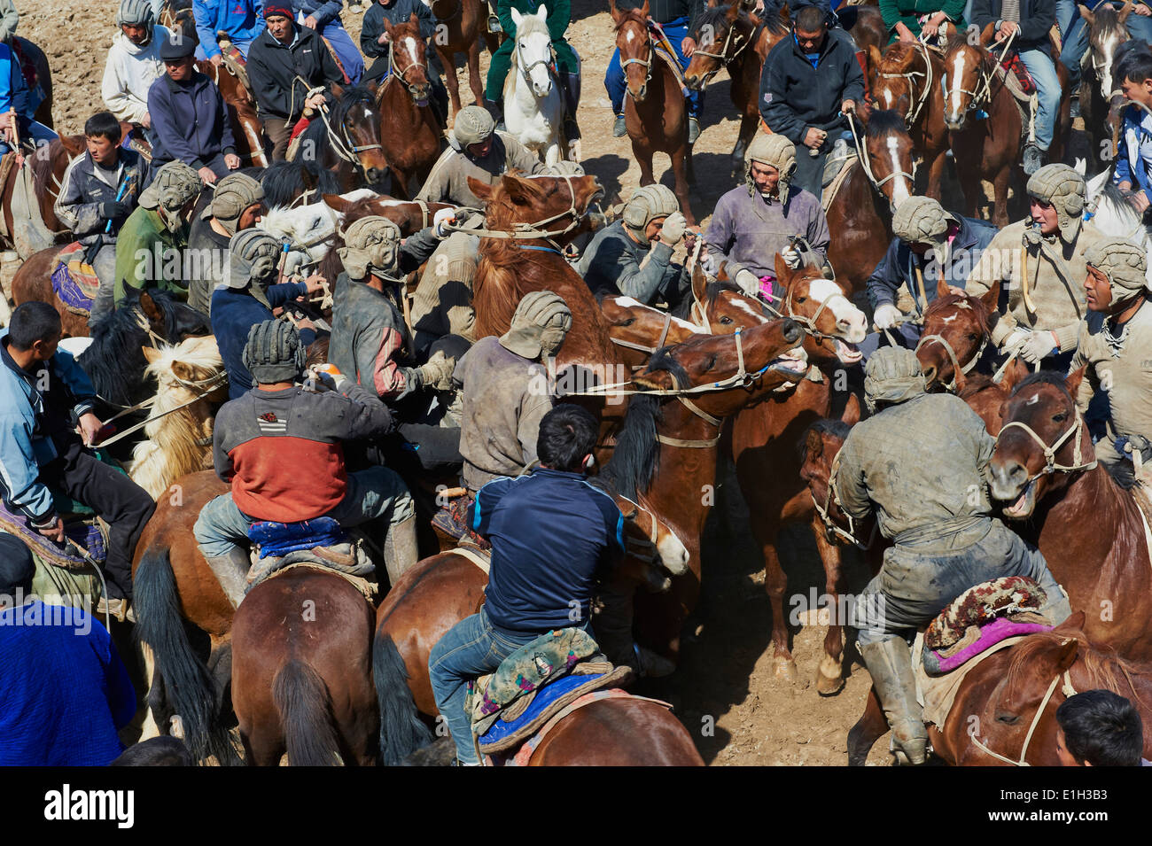 Buzkashi uzbekistan hi-res stock photography and images - Alamy