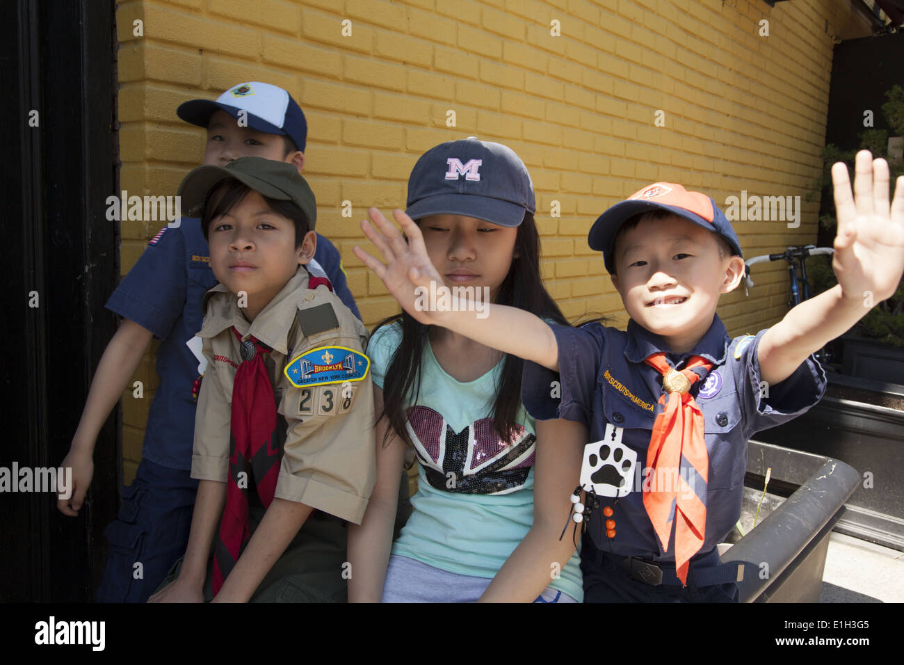 Young scouts ready to march in the Memorial Day Parade in Bay Ridge ...