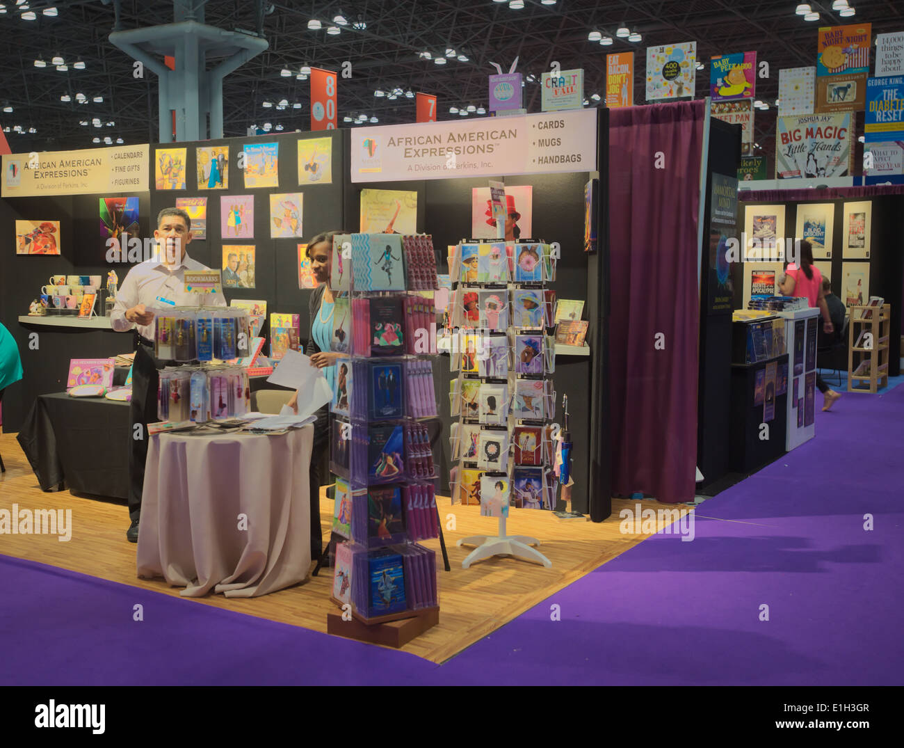 The African American Expressions booth BookExpo America Stock Photo - Alamy