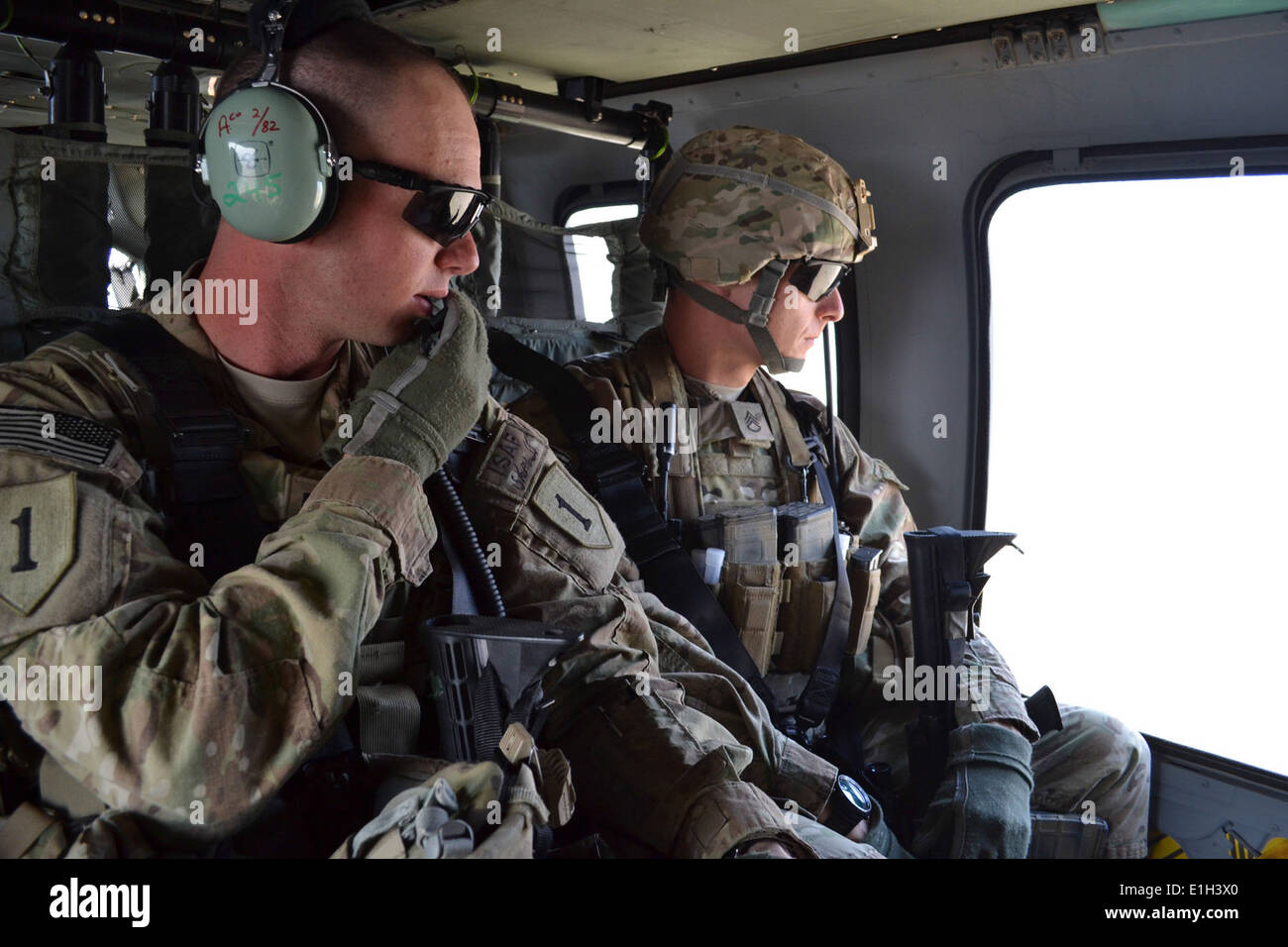 U.S. Arm Capt. Tim Black, an intelligence officer, and Staff Sgt ...