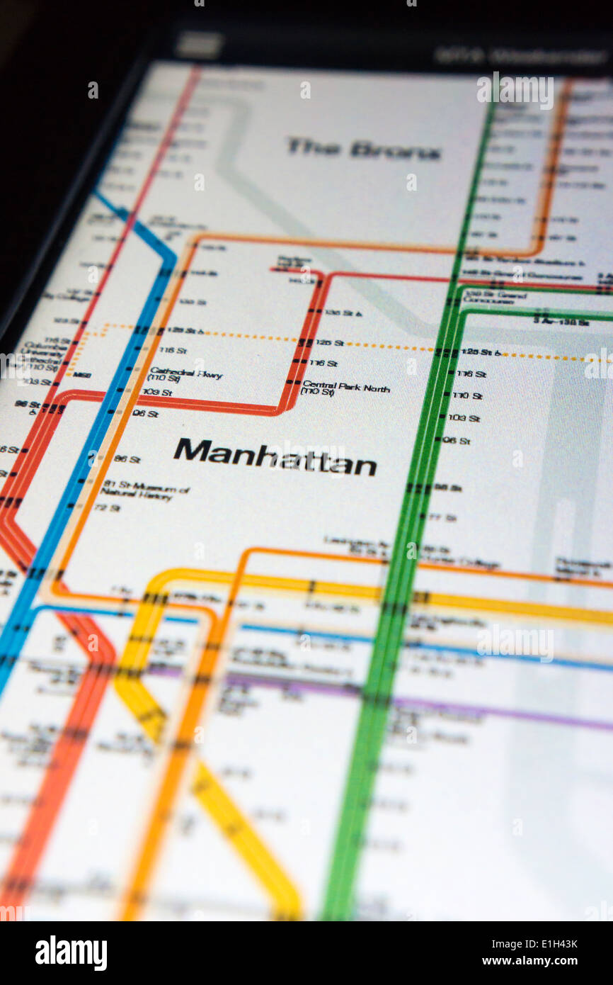 New york city subway map website High Resolution Stock Photography and ...