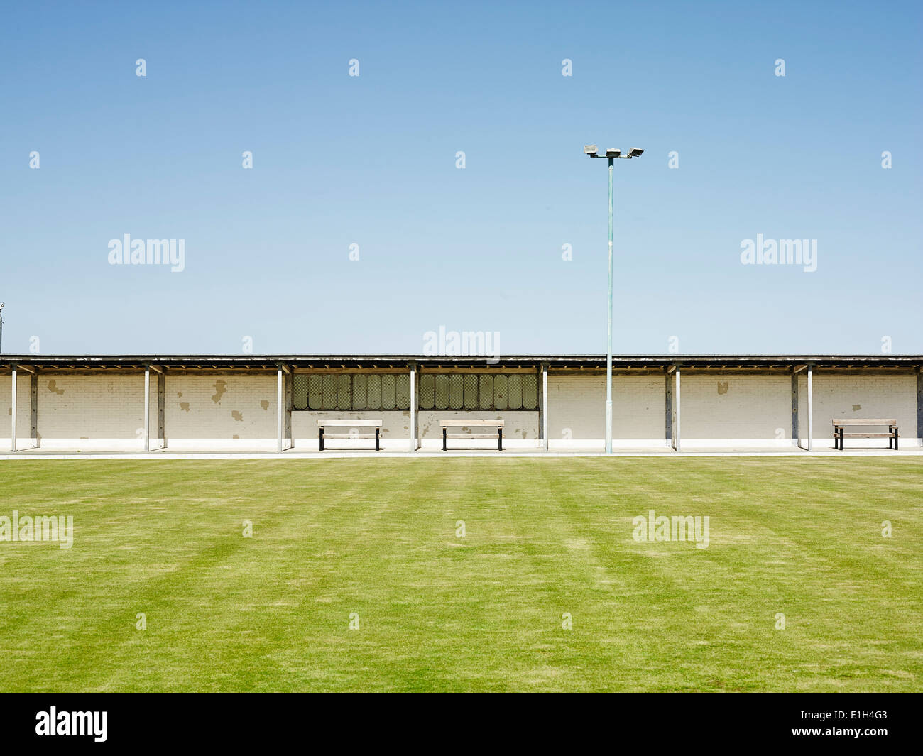 Sports field, Prestatyn, Wales Stock Photo - Alamy