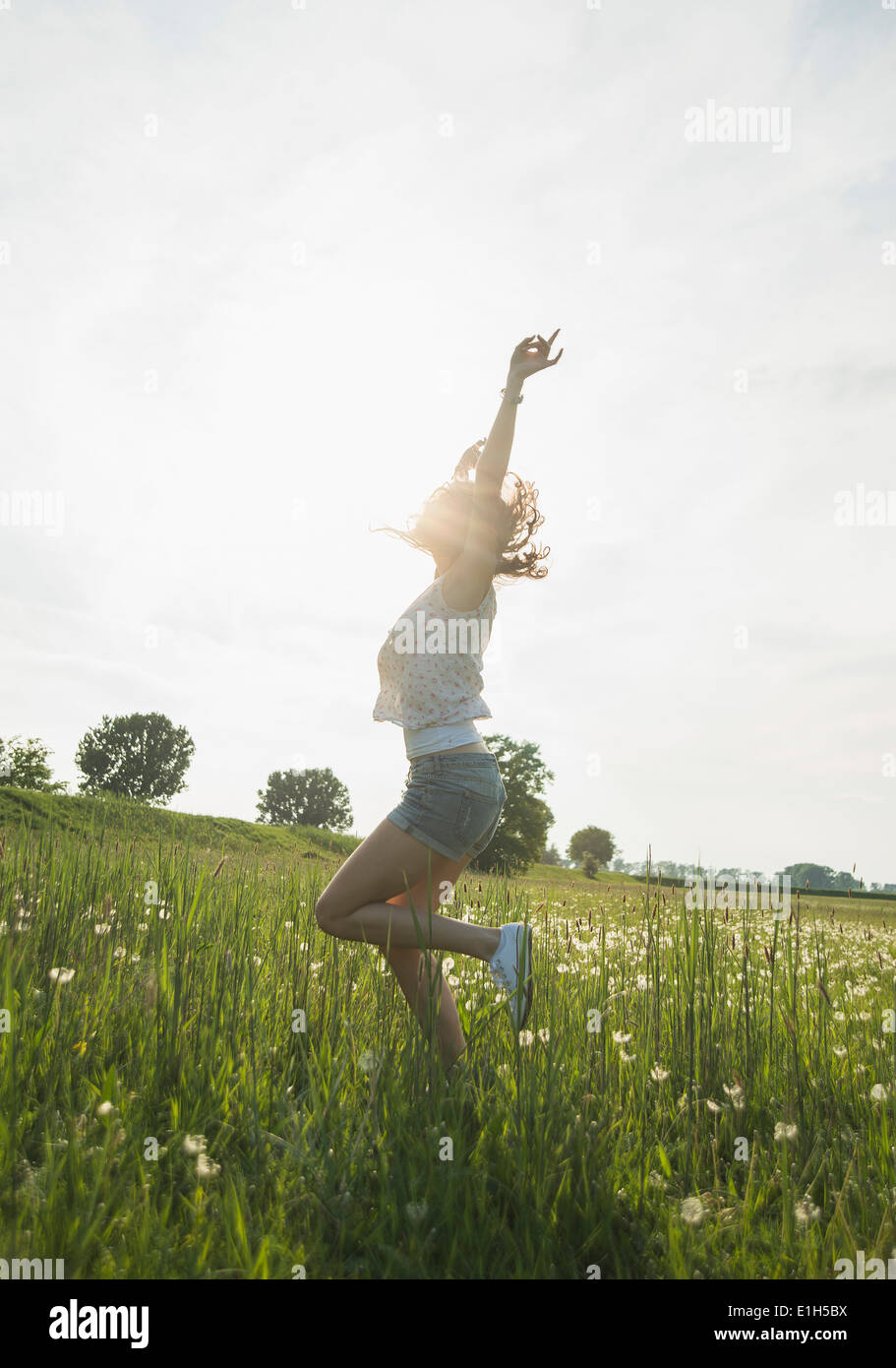 Jumping from the sun hi-res stock photography and images - Alamy