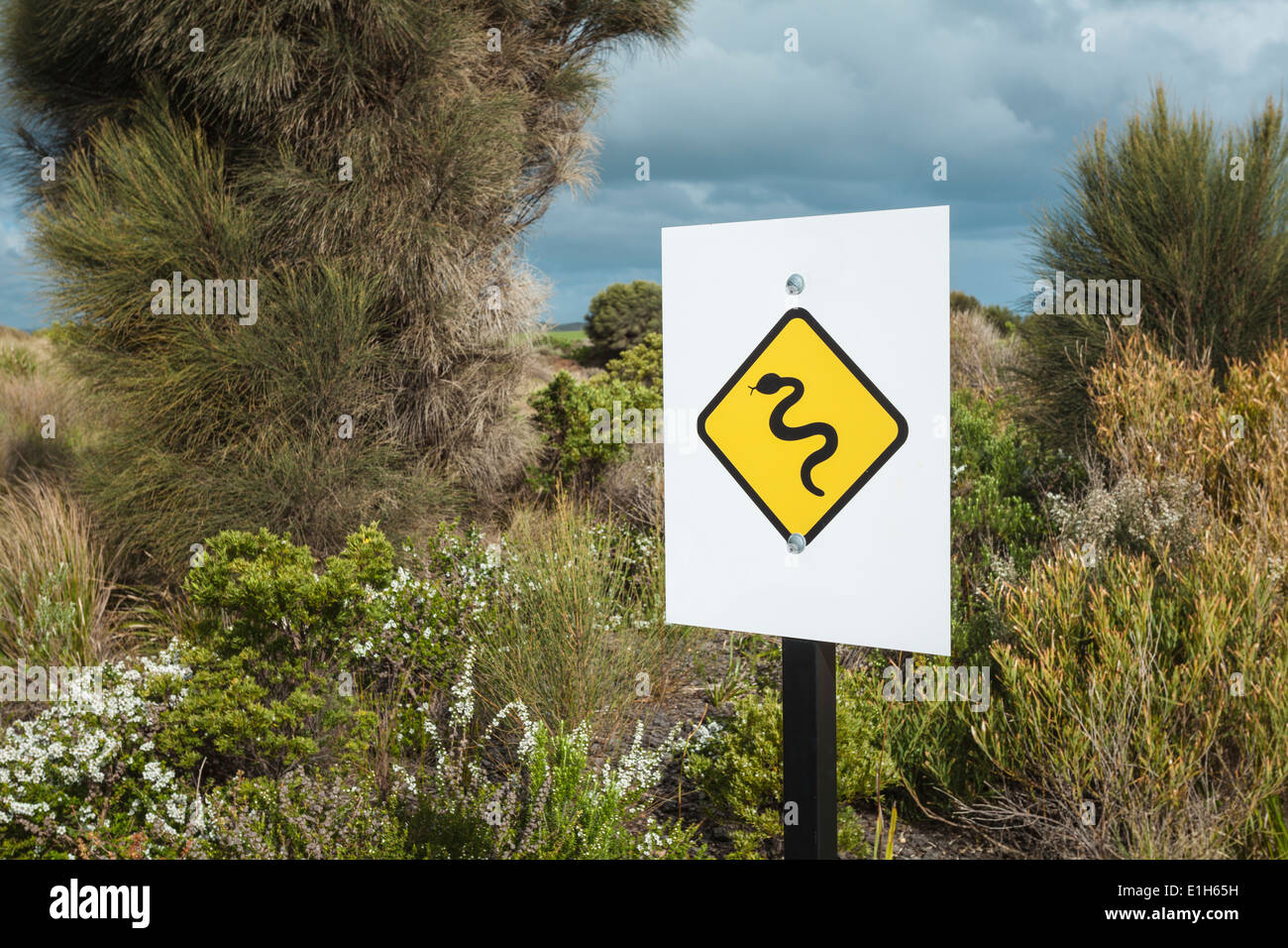 Snake warning sign australia hi-res stock photography and images - Alamy
