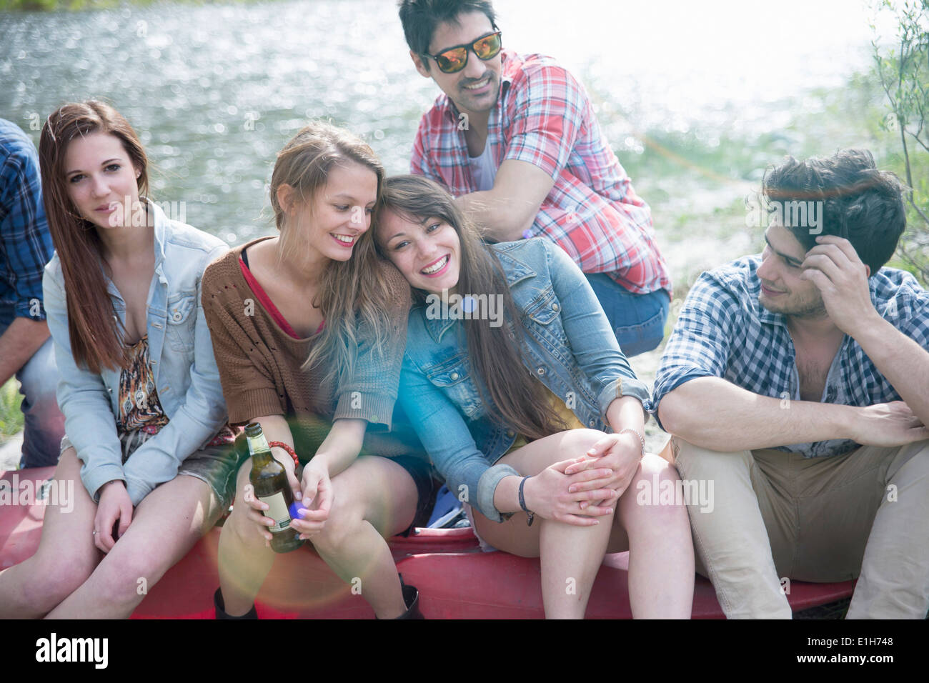 Six friends hi-res stock photography and images - Alamy